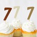 Boho 7 Cupcake Toppers/boho Number 7 Cupcake Toppers/boho 7th Birthday ...