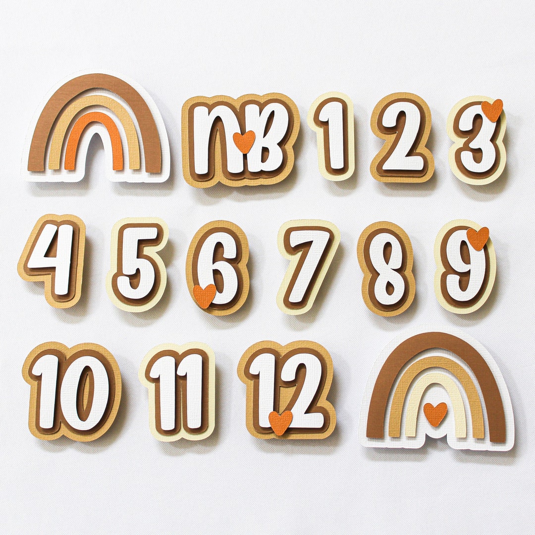 Boho 12 Months Banner/boho First Year Monthly Photo Banner/1st Birthday ...