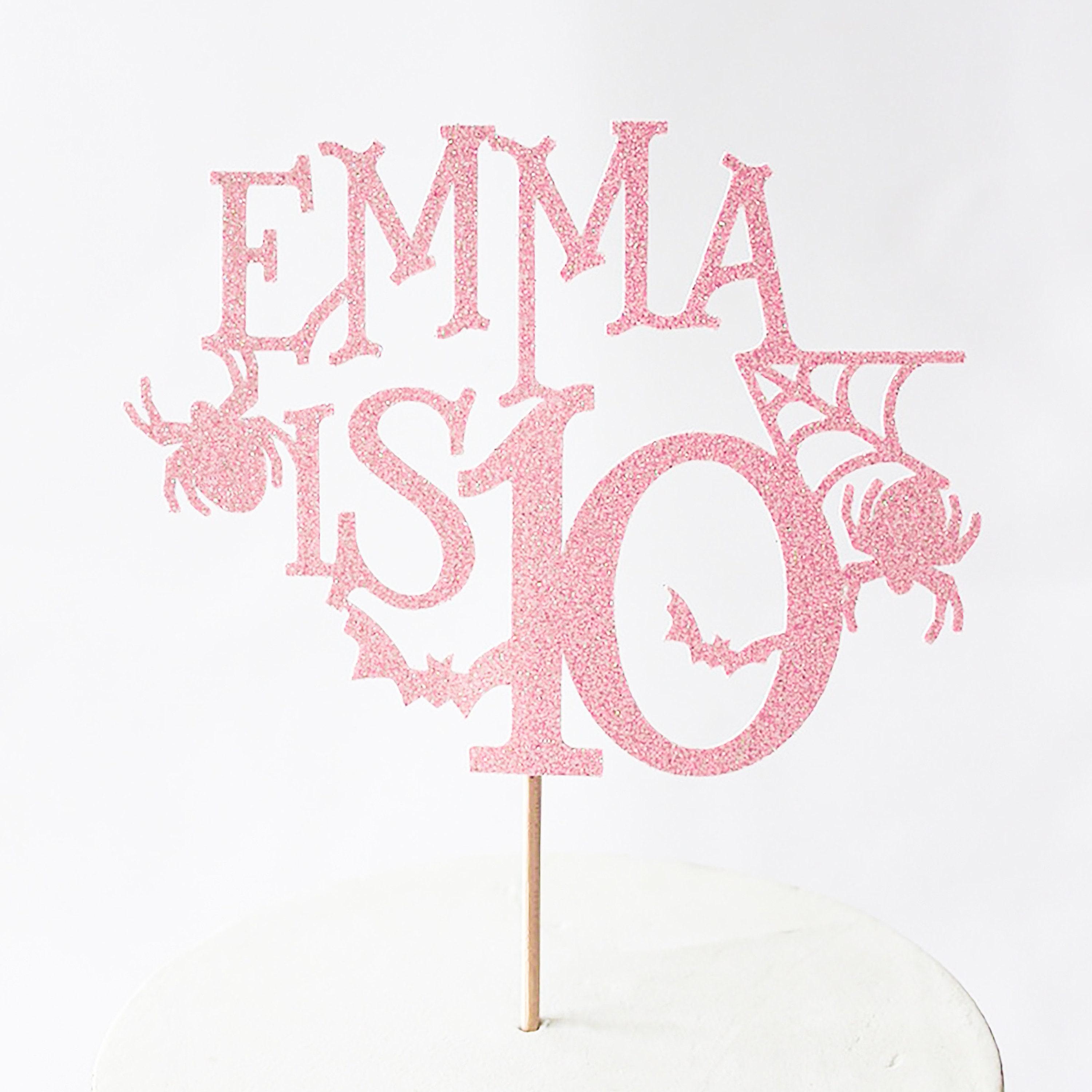 Halloween Happy Birthday Cake Topper/halloween Birthday Cake - Etsy
