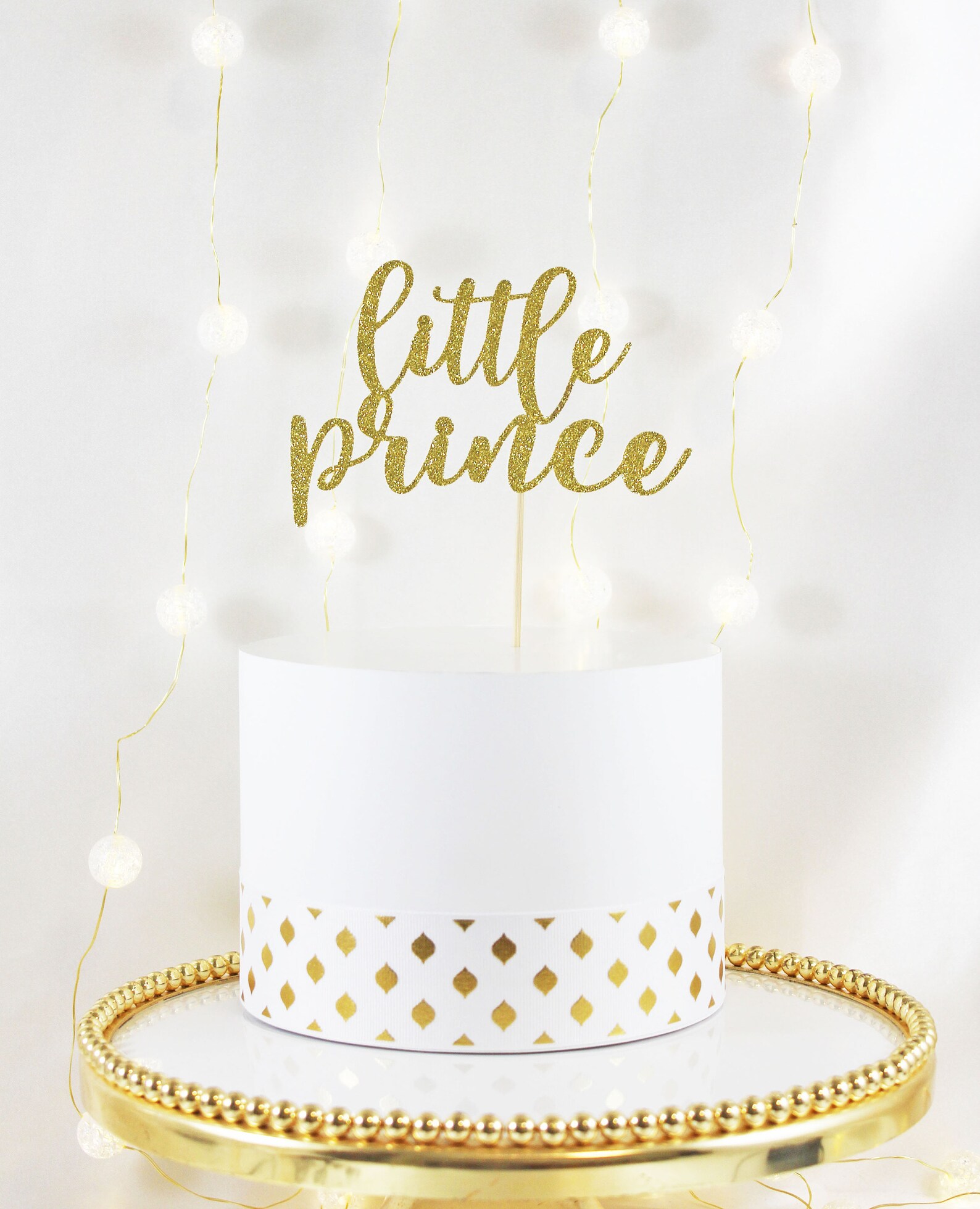 Little Prince Cake Topper/prince Cake Topper/first Birthday - Etsy