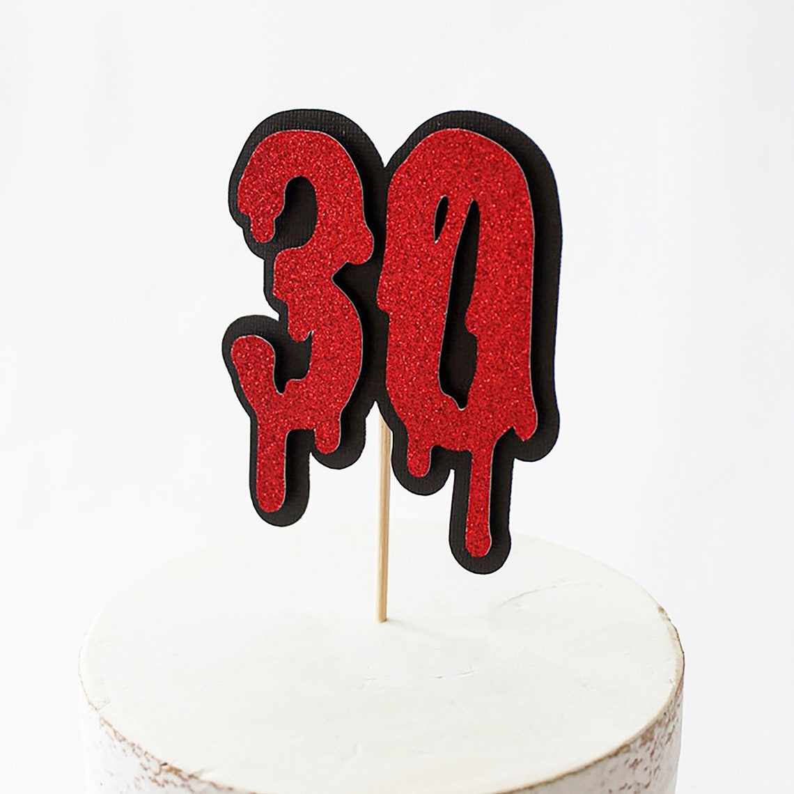 Horror Cake Topper/custom Age Cake Topper/halloween Happy Birthday Cake ...
