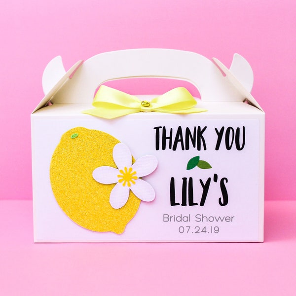 Lemon Favor Boxes - Etsy