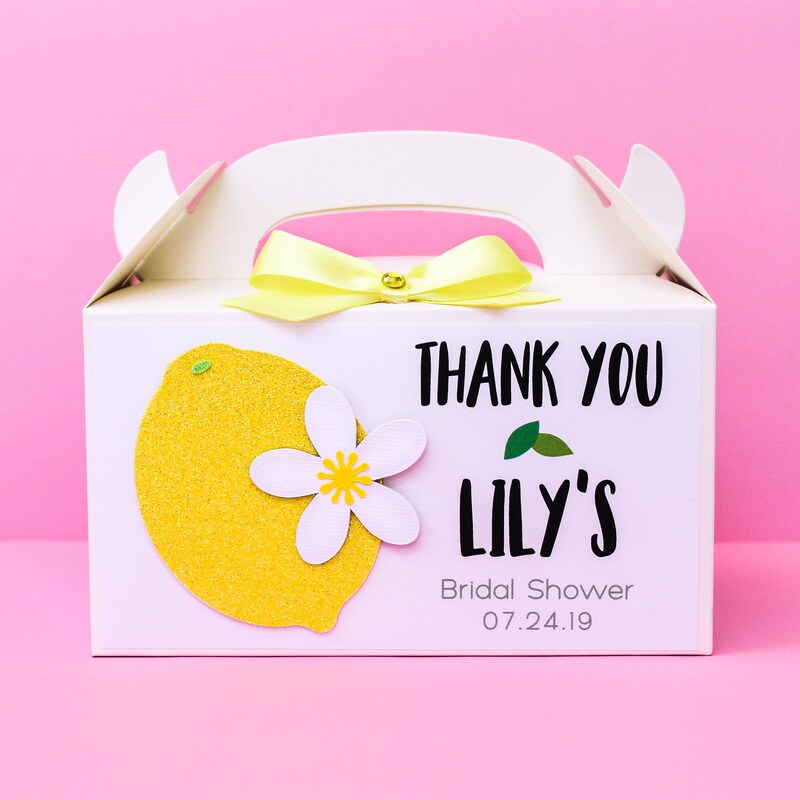 Lemon Favor Boxes - Etsy