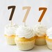 Boho 7 Cupcake Toppers/boho Number 7 Cupcake Toppers/boho 7th Birthday ...