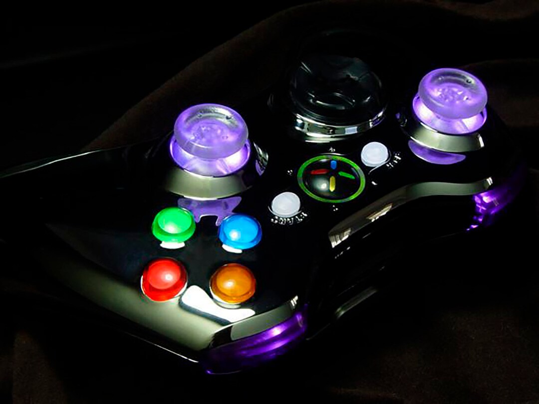 XCM Supreme Wireless Shell chrome/purple for Xbox 360 - Etsy UK
