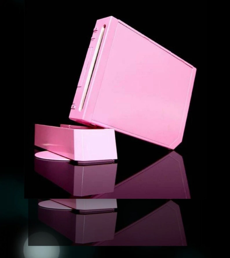 Ii Case solid Pink the Replacement Case for Wii - Etsy