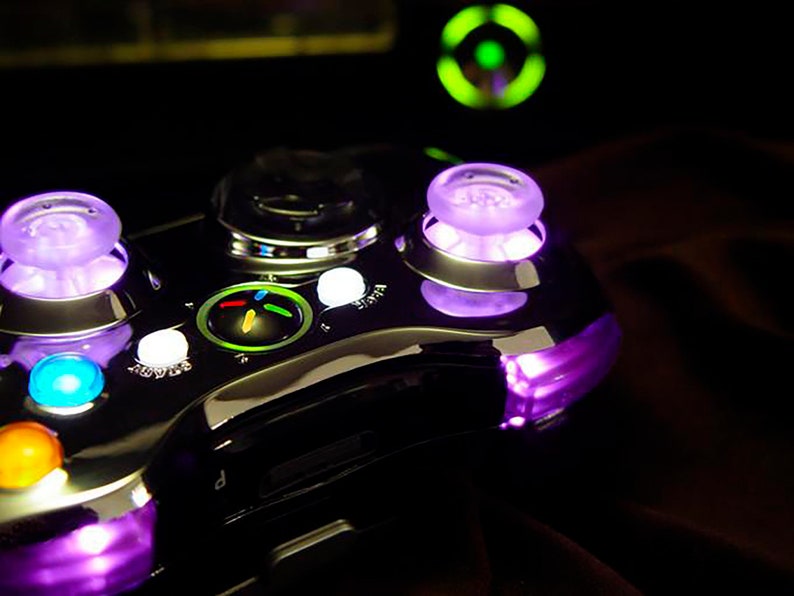 XCM Supreme Wireless Shell (chrome/purple) for Xbox 360 Wireless ...