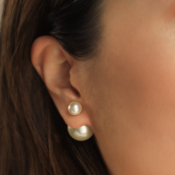 Front Back Earrings - Etsy