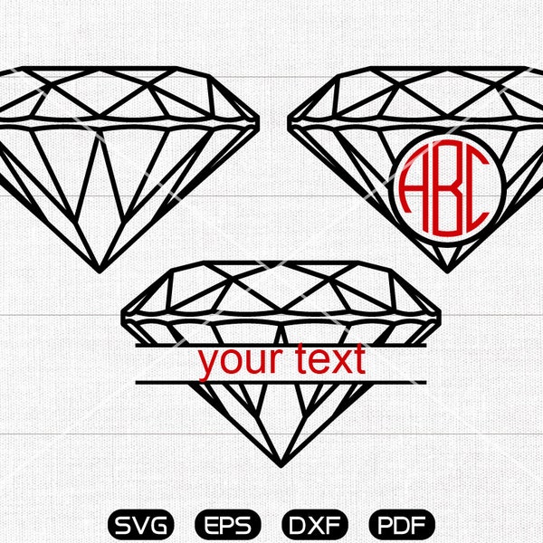 Diamond Clipart - Etsy