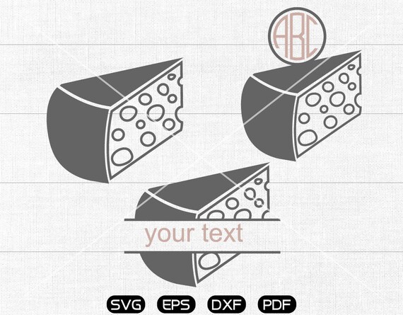 Queso Svg Queso Clipart Monogram Frame cricut cameo - Etsy México