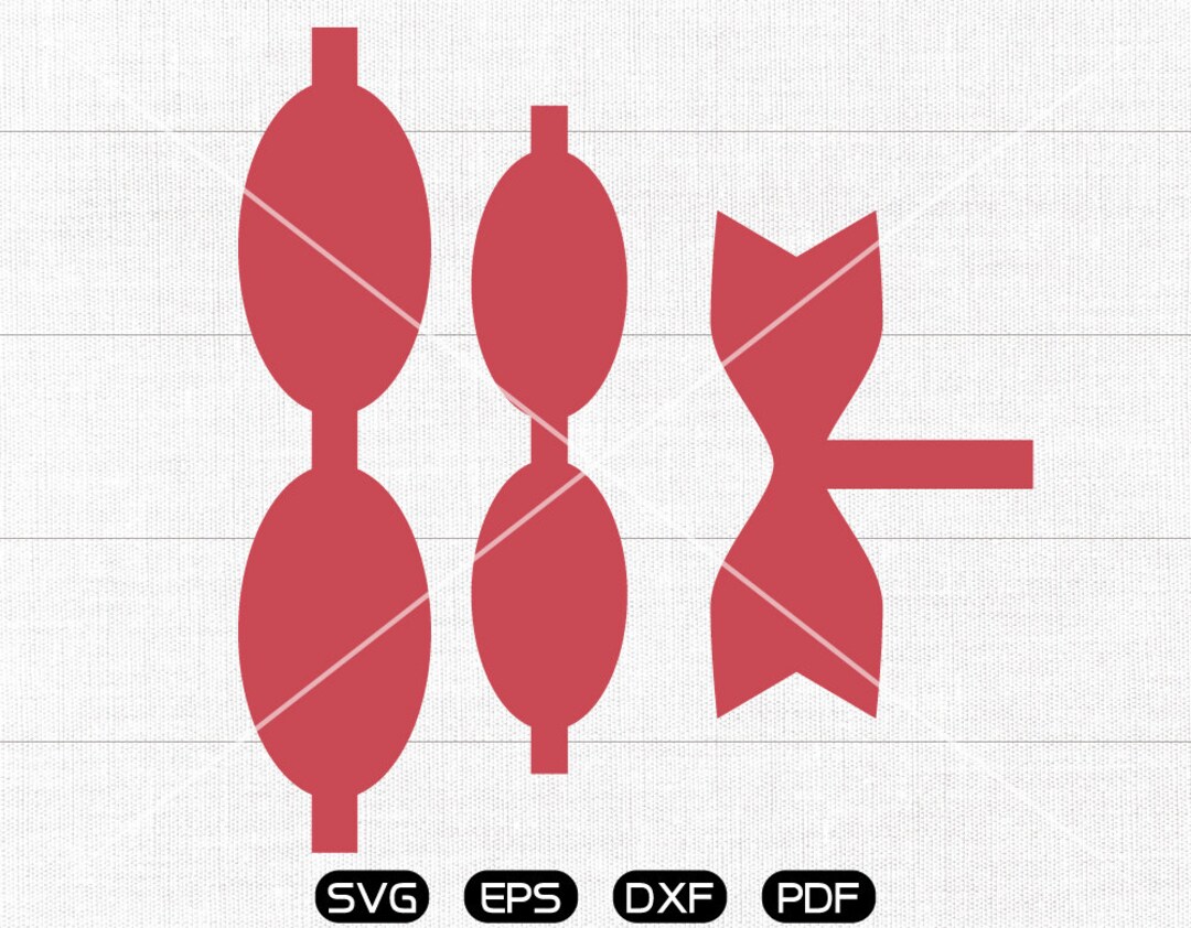 Hair Bow SVG, Bowknot Cutting Template , Cricut, Silhouette Hair Bow ...