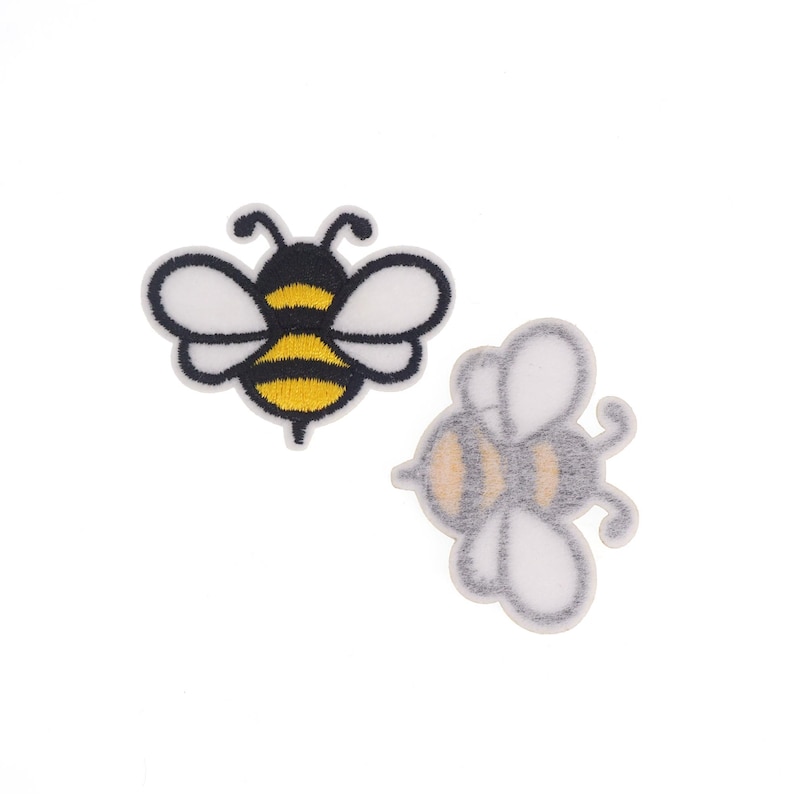 Cute Bee Embroidered Sew on Patch, Bee Applique - Etsy