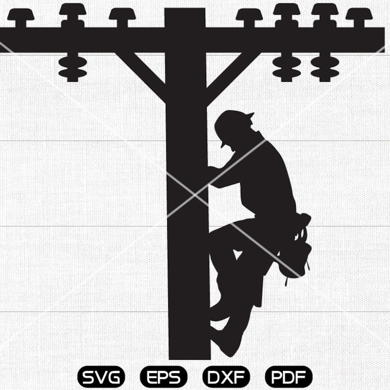 Lineman Svg - Etsy