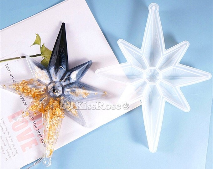 Creative Big Snowflake Silicone Mold-Snowflake Resin | Etsy