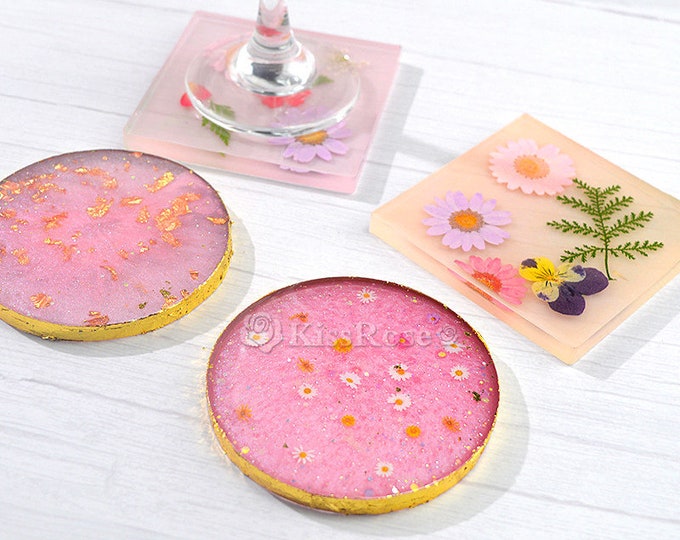 Square Wooden Coaster Mold for Epoxy Resin Coaster | Etsy