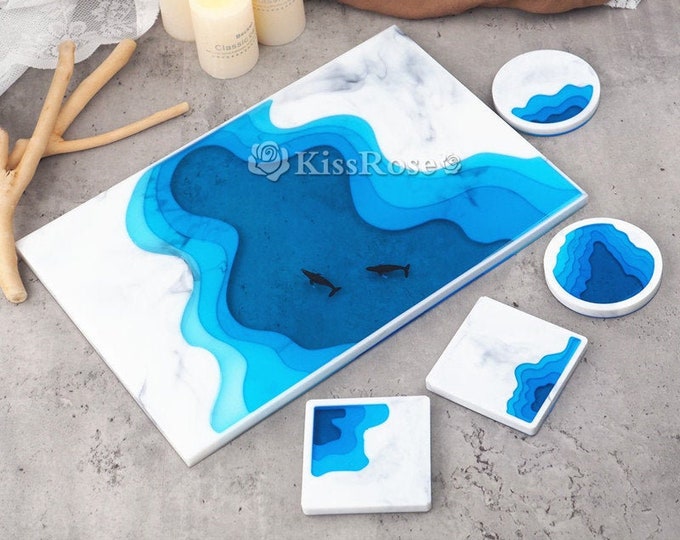 Big Size Tray Resin Molds-rectangle Silicone Tray Mold-resin | Etsy