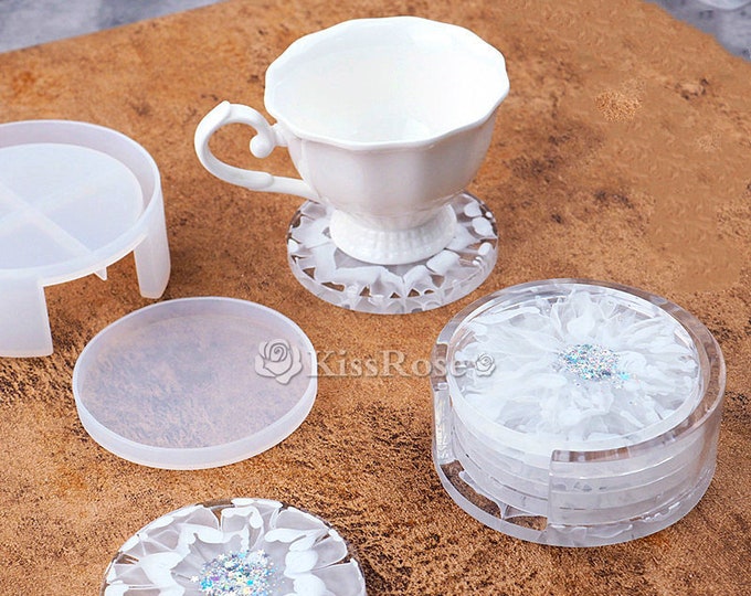 Square Wooden Coaster Mold for Epoxy Resin Coaster | Etsy