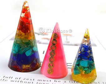 Solid Cone Silicone Mold for Home Decoration Conical Epoxy - Etsy
