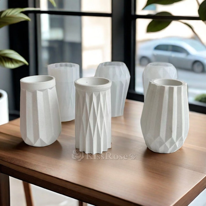 Geometric Plaster Art Mold - Etsy