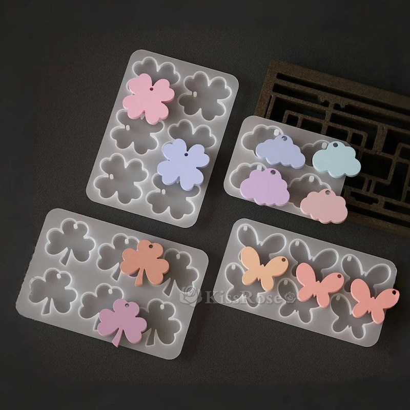 4 Leaf Clover Silicone Mould - Etsy