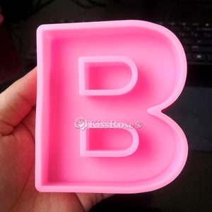 4 Inch Alphabet Resin Mold-large Uppercase Letter Silicone Mold-a to Z ...