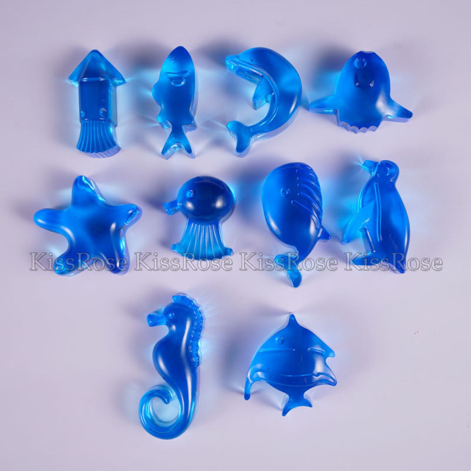 Cute Sea Animals Resin Molds Fish Silicone Mold Starfish Jewelry ...