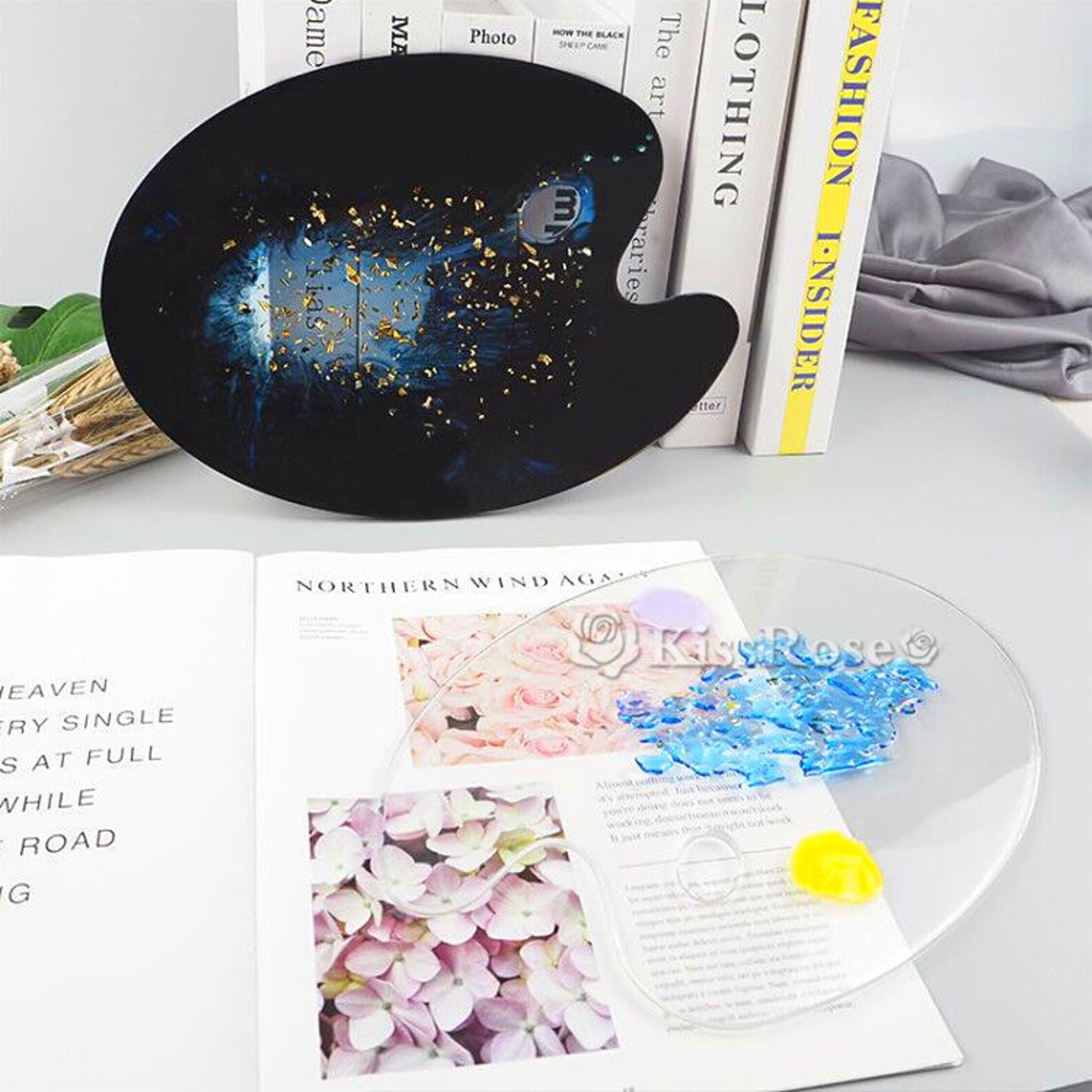 Smooth Surface Silicone Palette Mold-color Palette Resin - Etsy