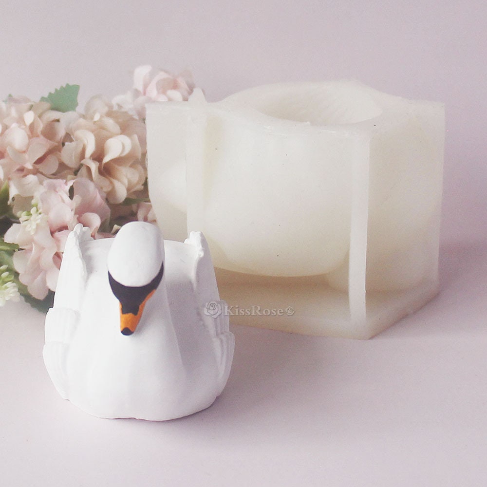 Beautiful Swan Silicone Mold-swan Candle Mold-scented Candle Mold ...