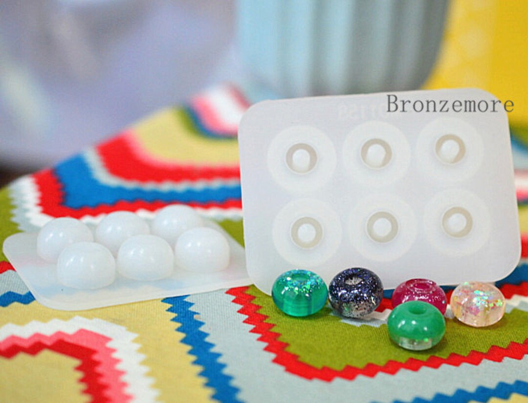 Bracelet Beads MOLD, Clear Silicone MOLD, Sphere,6 Holes Ball ...