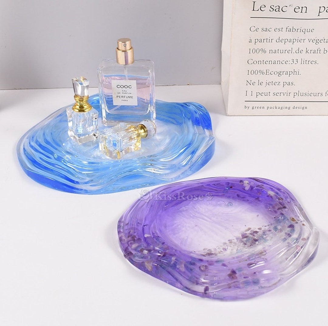 Wave Tray Silicone Mold-jewelry Display Plate Resin Mold-wave Coaster ...