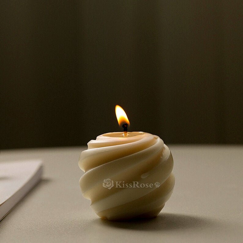 Screw Thread Sphere Candle Silicone Mold-2 Sizes Sphere Candle - Etsy