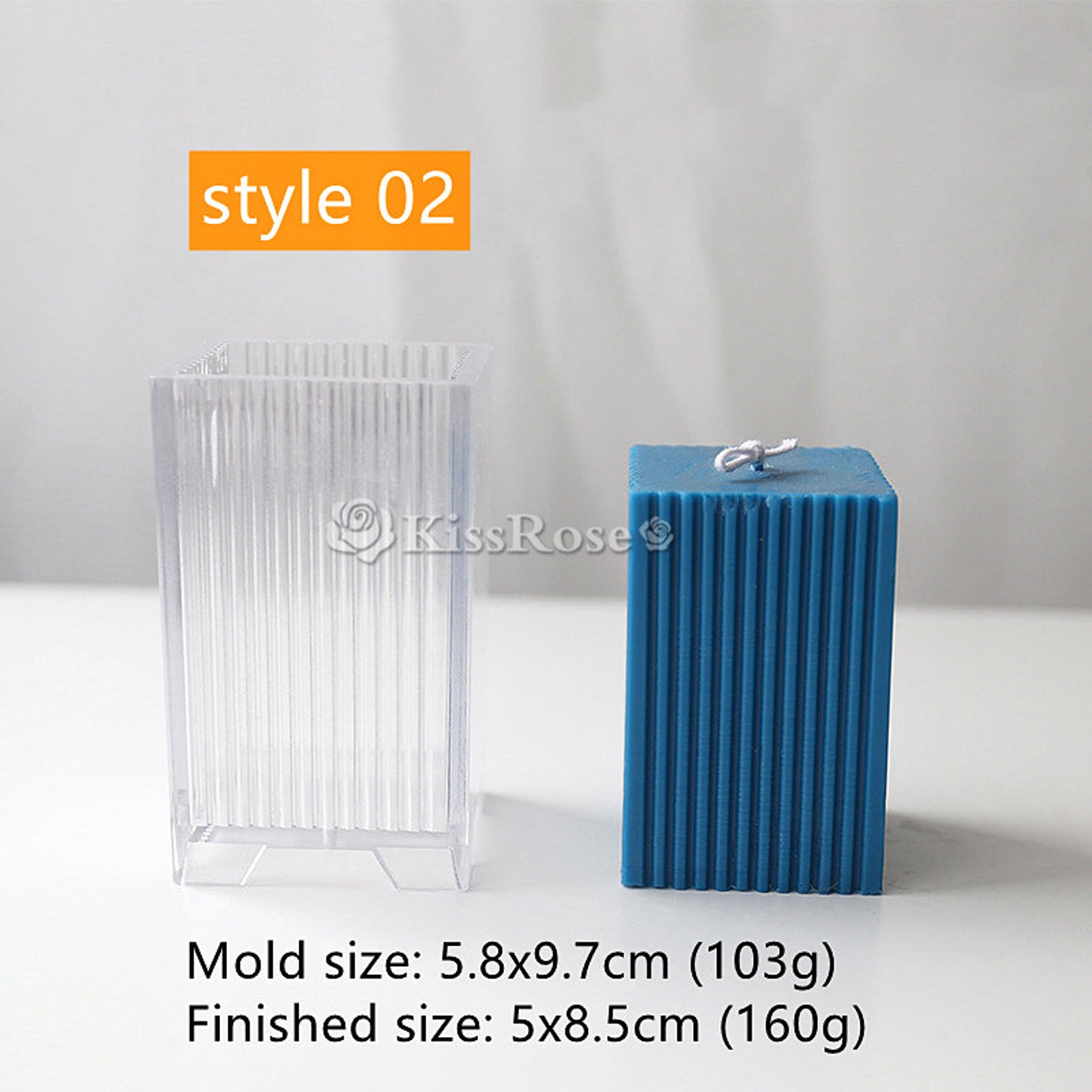 Threaded Candle Mold-cylinder Candle Mold-pointed Candle | Etsy