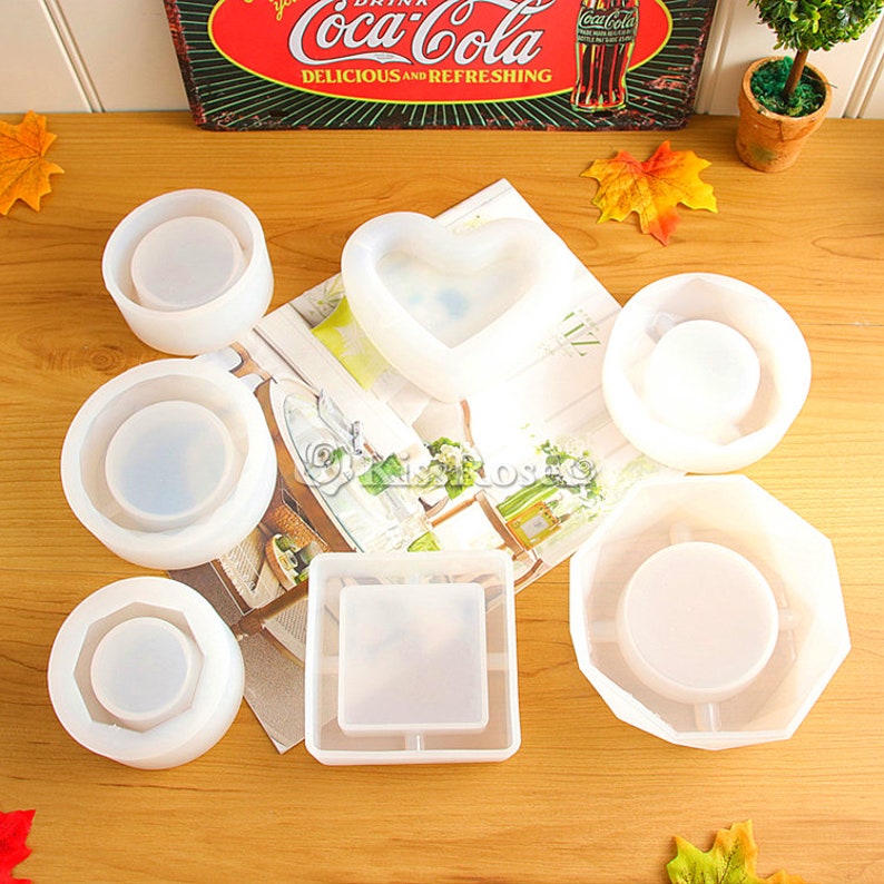 Silicone Ashtray Mold-ashtray Resin Molds-heart/round/square - Etsy