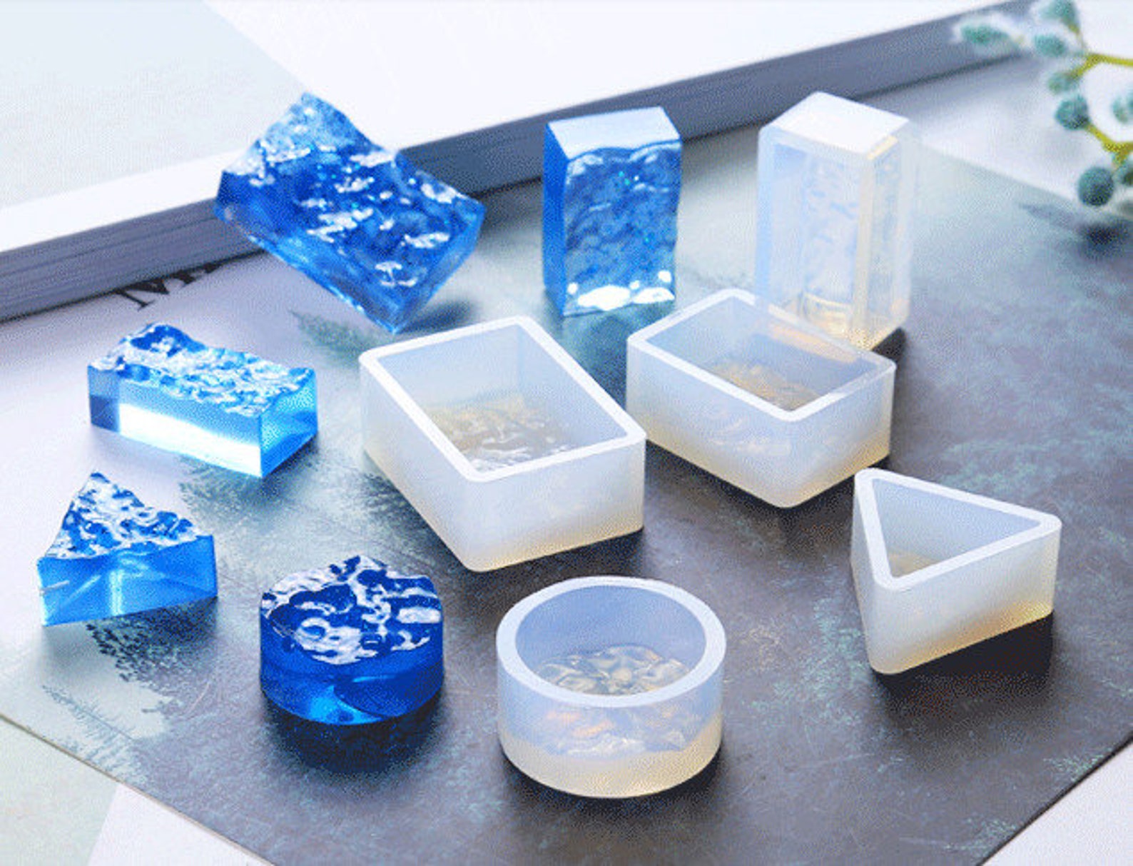 Water Ripple Gem Silicone Mold Silicone Molds Craft - Etsy