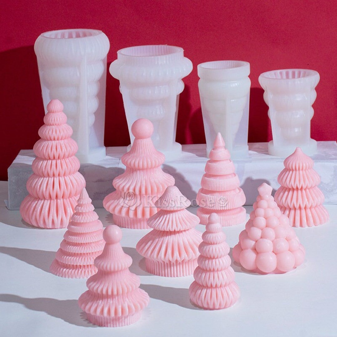 Christmas Tree Candle Mold-christmas Decoration Mold-scented Pine ...