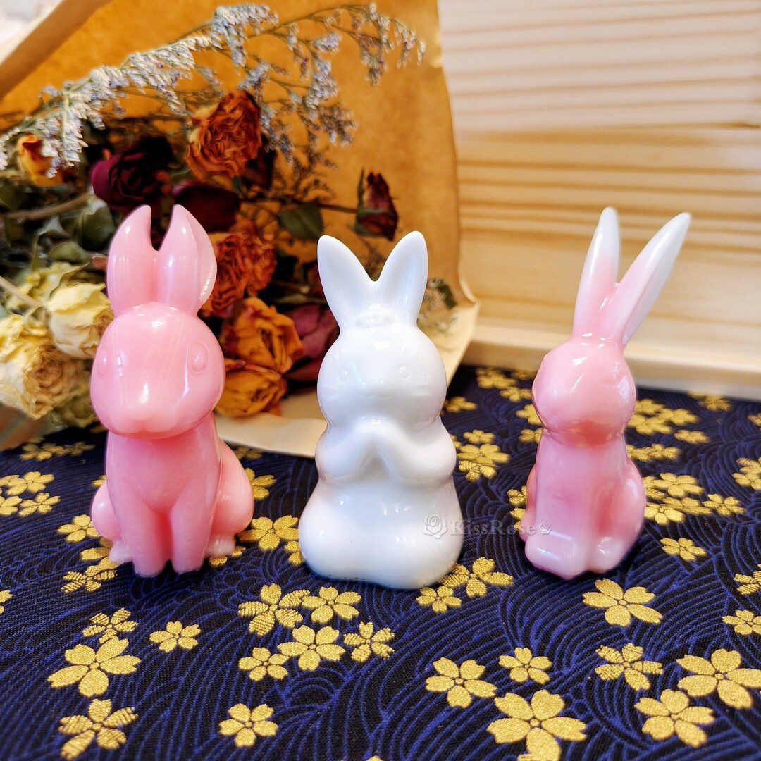 3 Styles Rabbit Silicone Mold-jackrabbit Resin Mold-cute Easter Bunny ...