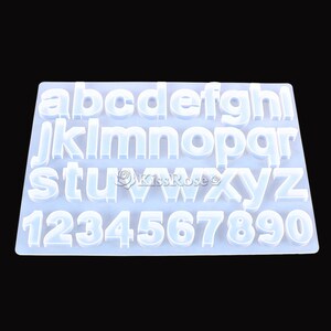 Lowercase English Alphabet Silicone Mold-lower Case English Letter ...
