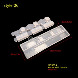 Silicone Key Cap Mold-key Cap Resin Molds-mechanical Keyboard Key Cap ...
