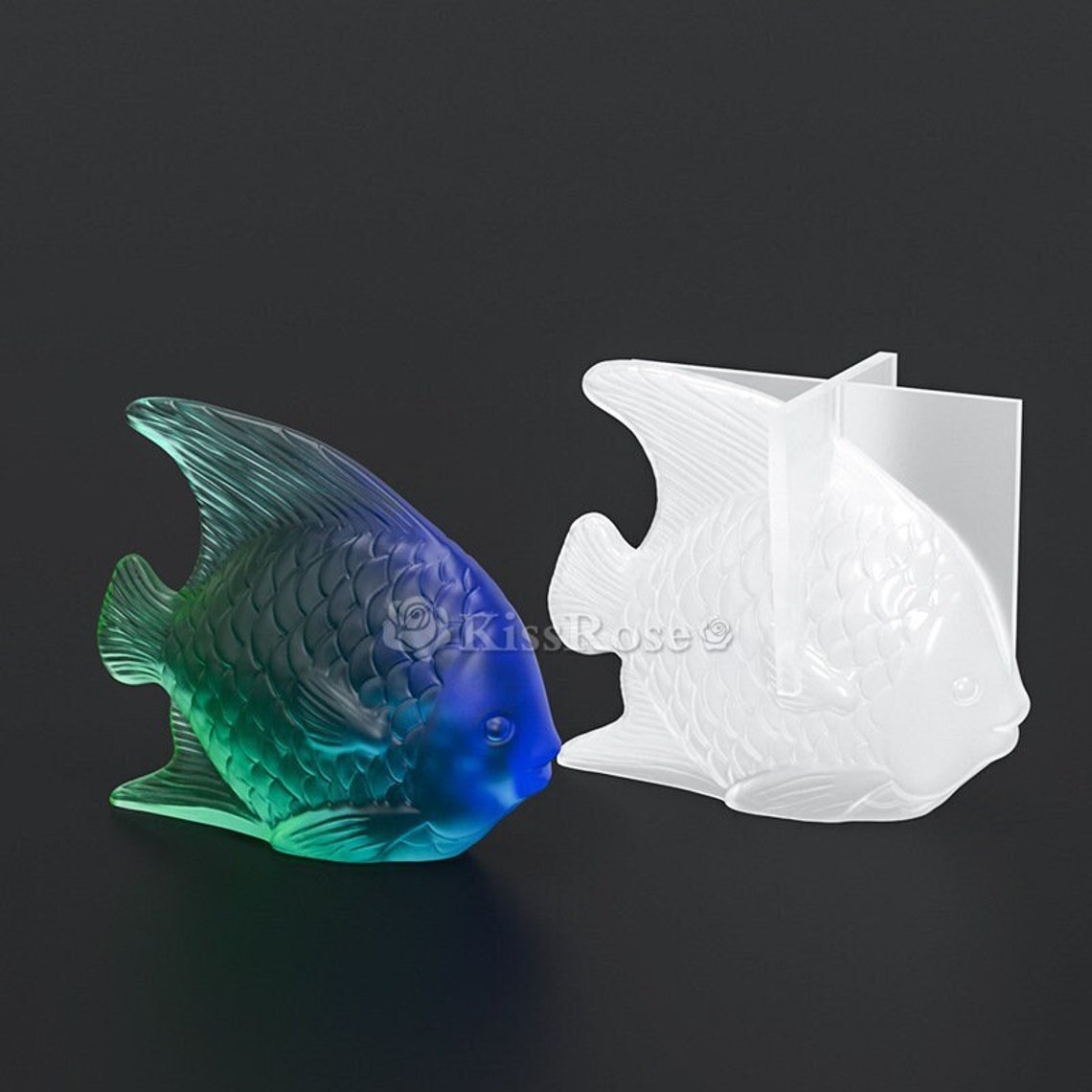 3D Marine Fish Resin Mold-silicone Fish Mold-fish Candle Mold-fish Lamp ...