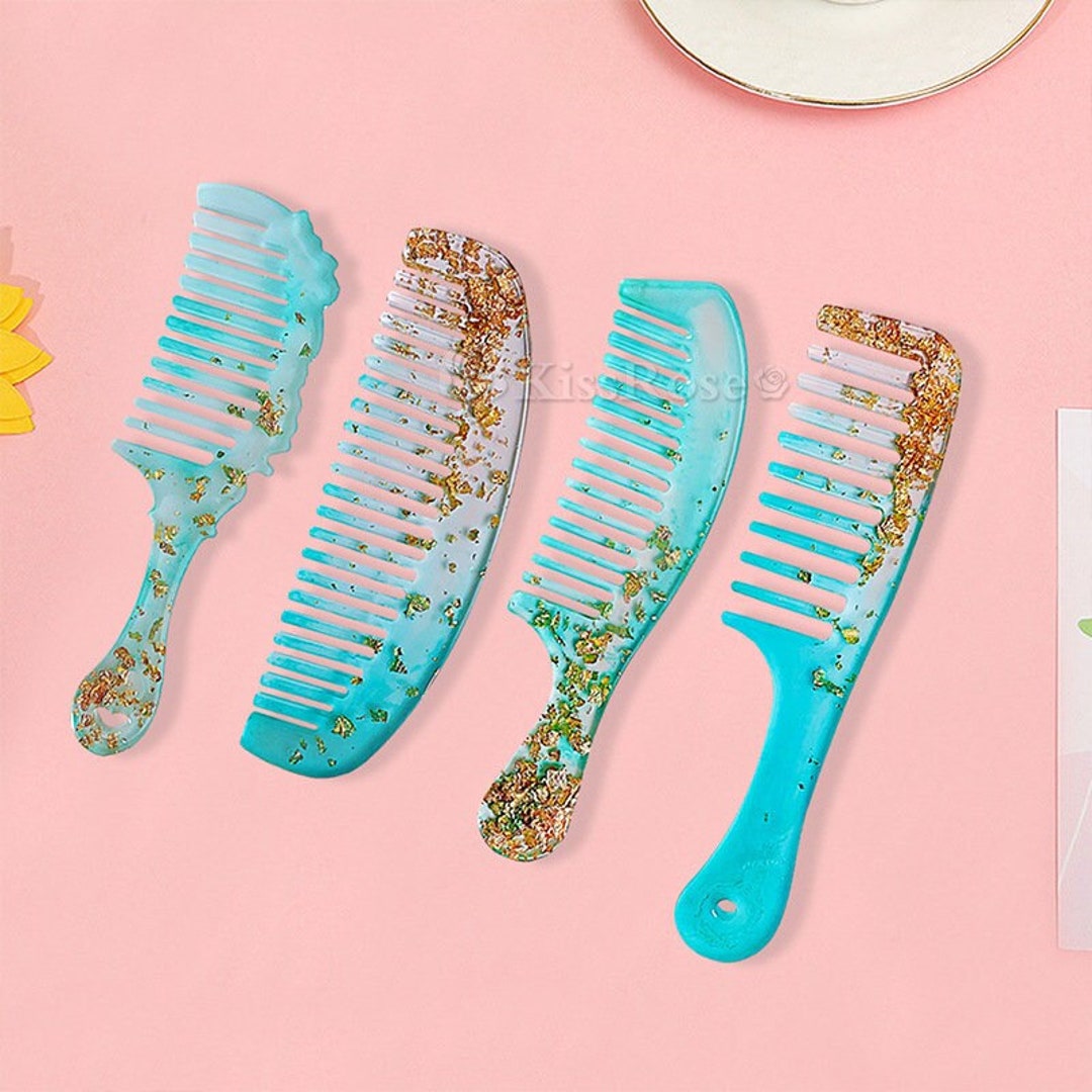 4 Styles Comb Resin Molds-silicone Comb Mold for Resin Craft-silicon ...