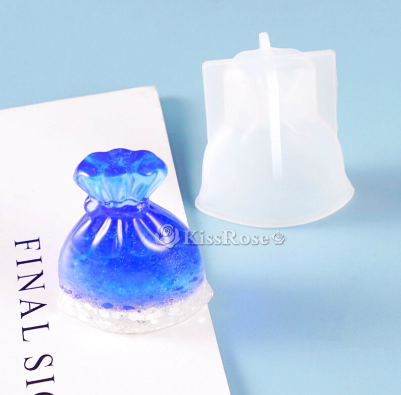 Cute Silicone Money Bag Mold-fu Bag Resin Molds-resin Money - Etsy