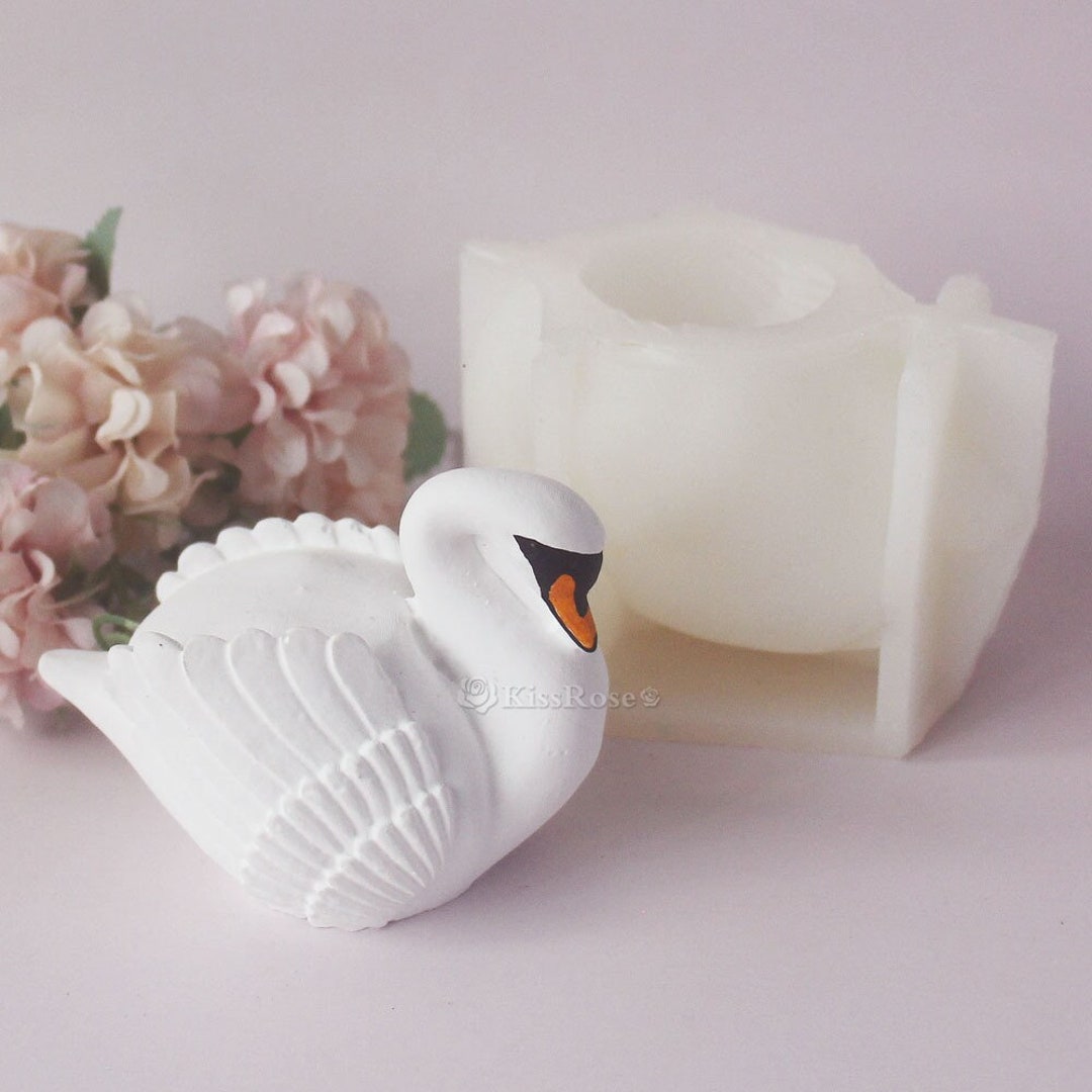 Beautiful Swan Silicone Mold-swan Candle Mold-scented Candle Mold ...