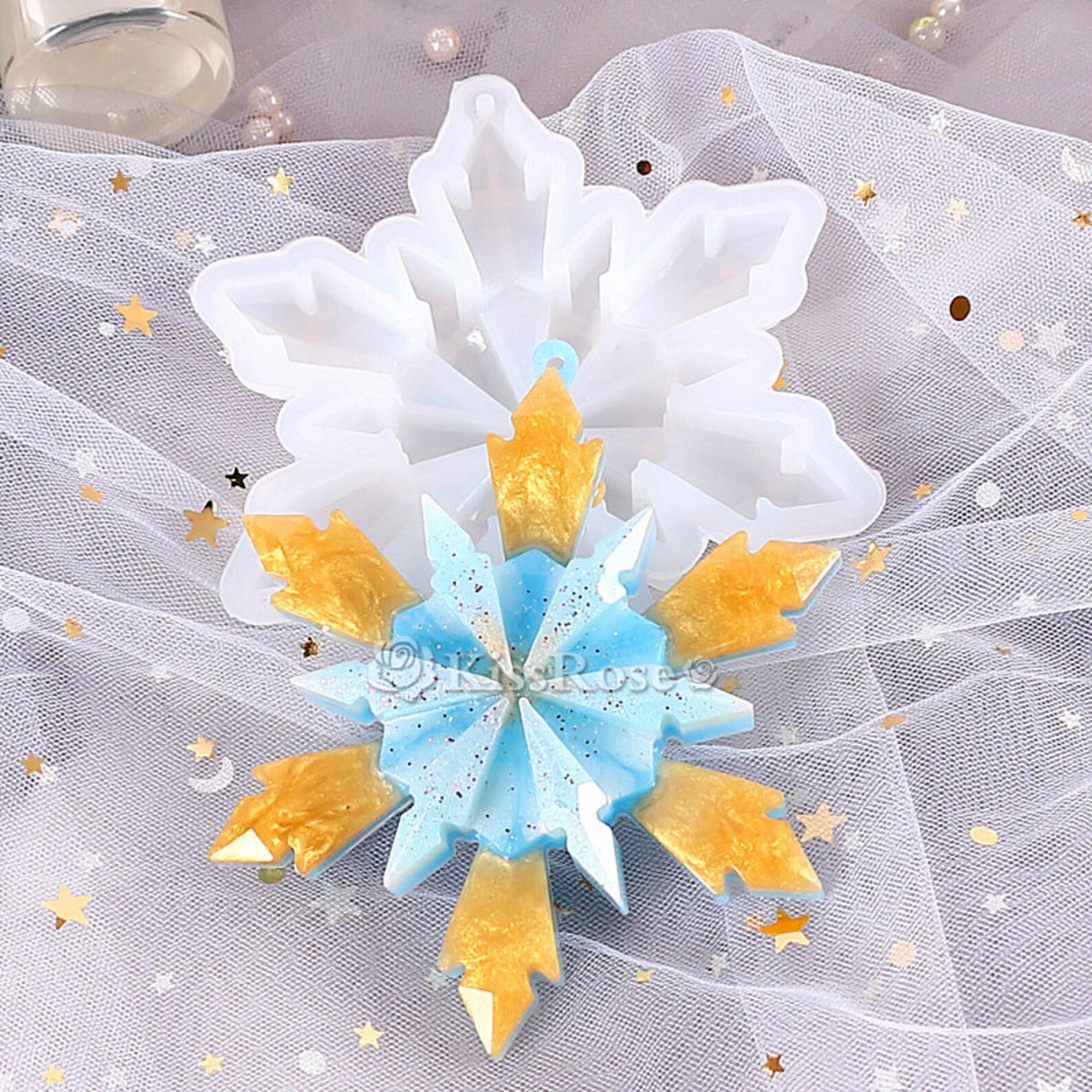 Creative Big Snowflake Silicone Mold-snowflake Resin - Etsy