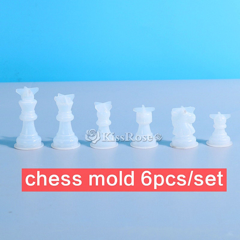 Silicone Chess Mold-chess Resin Molds-chessboard Resin | Etsy UK
