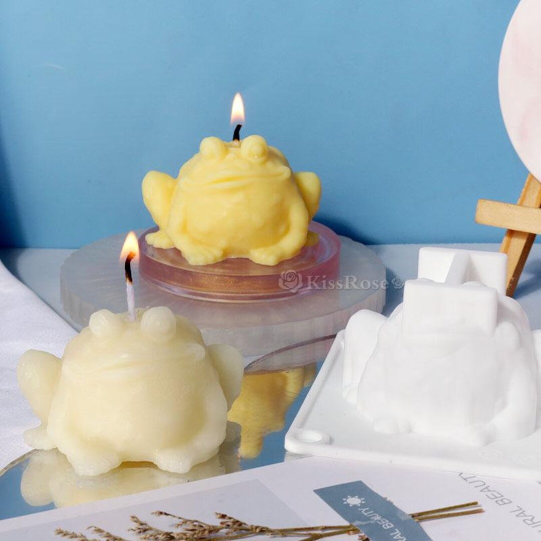 Cute Toad Silicone Mold-toad Candle Mold-scented Candle Mold-scented ...