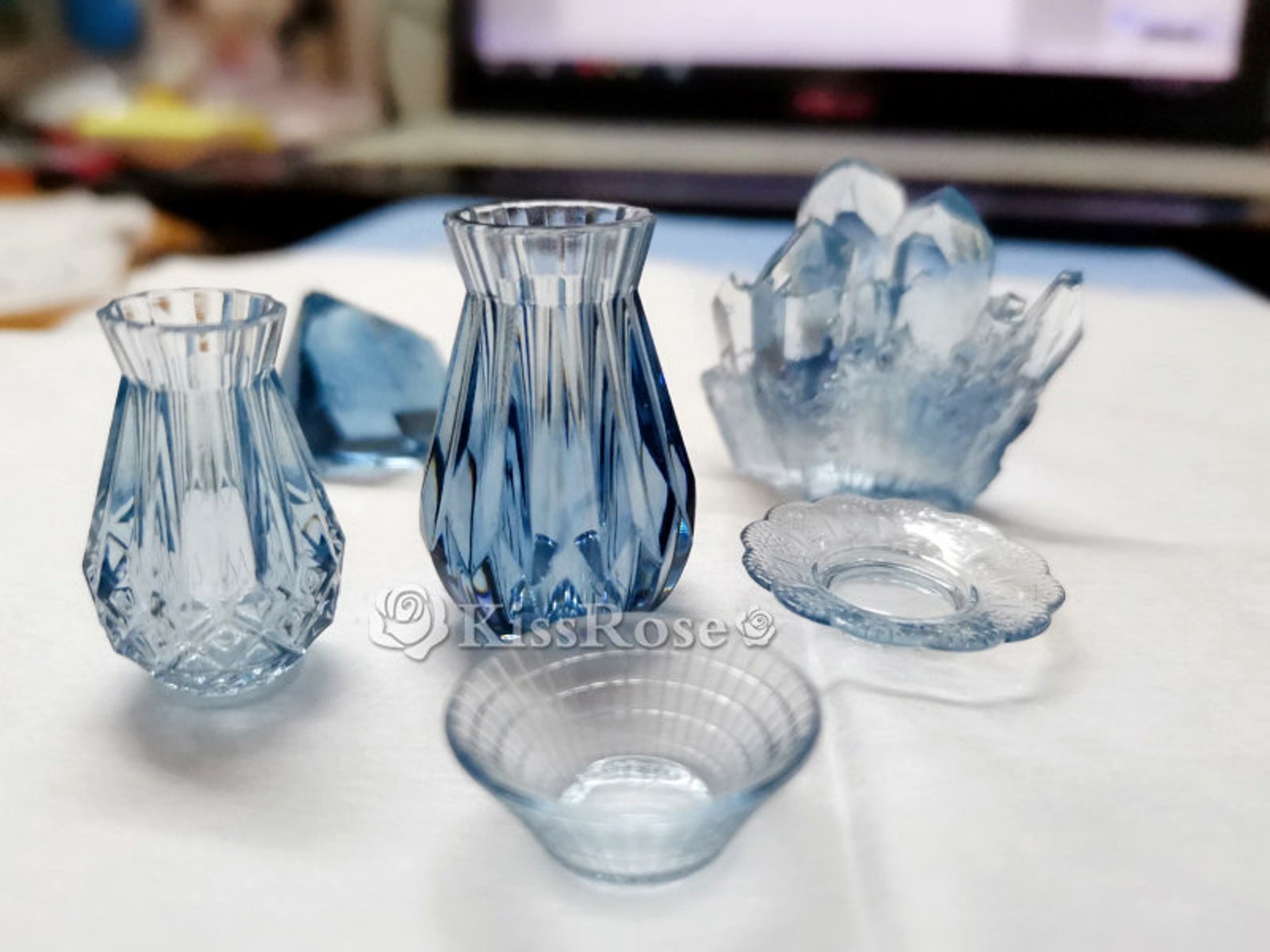 Pocket Vase Silicone Mold-mini Plate Resin Mold-mini Tableware - Etsy