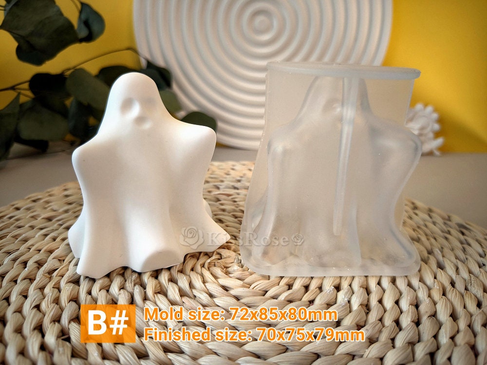 Creative Ghost Silicone Mold-silicone Candle Mold-aroma Candle Mold ...