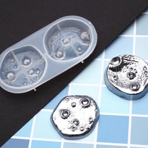 Meteorite Shape Resin Silicone Mold Pendant Mold/creative Pendant Mold ...