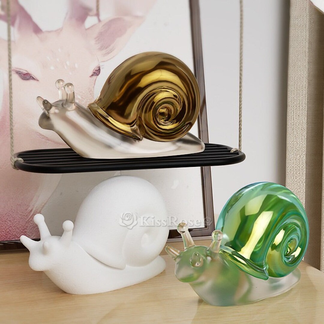 Large Size Snail Silicone Mold-cute Snail Resin Mold-snail Candle Mold ...