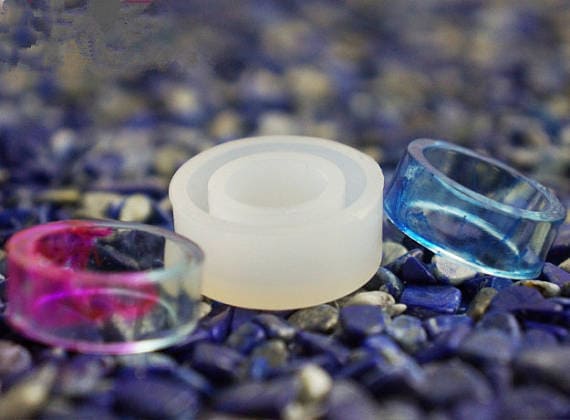 New 15-17mm Silicone Ring Mold - DIY Making Jewelry Ring Mould - Resin ...